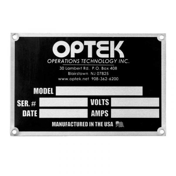 A complete guide for choosing the right nameplates for your equipment ...